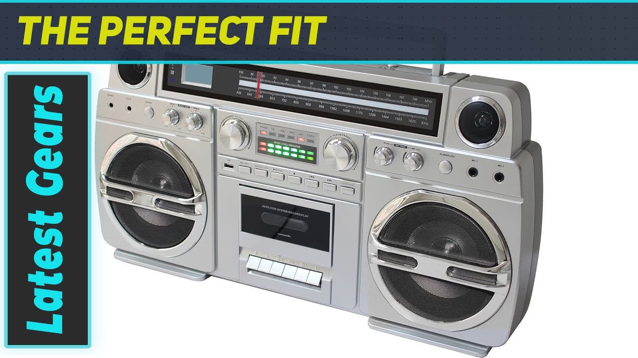 Ultimate TechPlay Monster 1980S-Style Boom Box with Bluetooth and More - YouTube