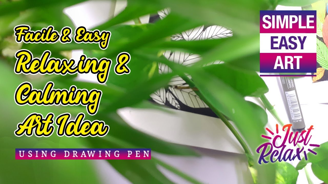 Simple & Easy | Relaxing & Calming Art Idea @CreativeDIYLincy #relaxing ...