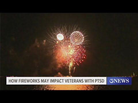 How fireworks may impact veterans with PTSD - YouTube