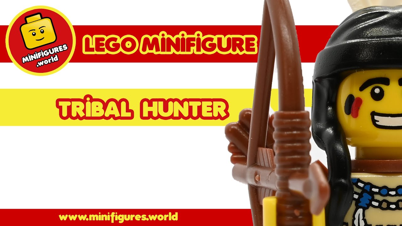 🏹 LEGO minifigure: Tribal Hunter (col001) 🏹 [SERIES 1] - YouTube
