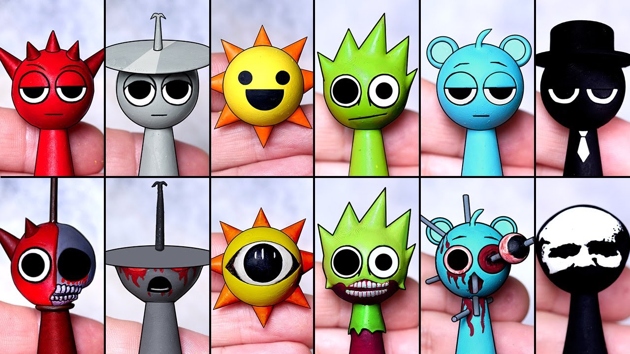 Making SPRUNKI Sculptures Timelapse Compilation 2 - YouTube