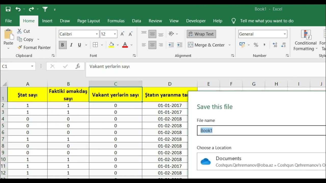 Sətir və sütün yer dəyişməsi - How to change row and column places in ...