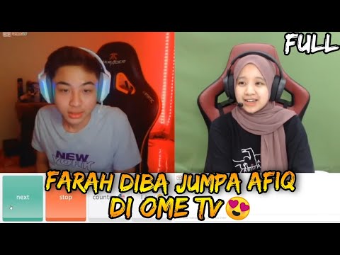 🔴 First time Farah diba jumpa Afiq dekat OmeTV | Throwback 🥰