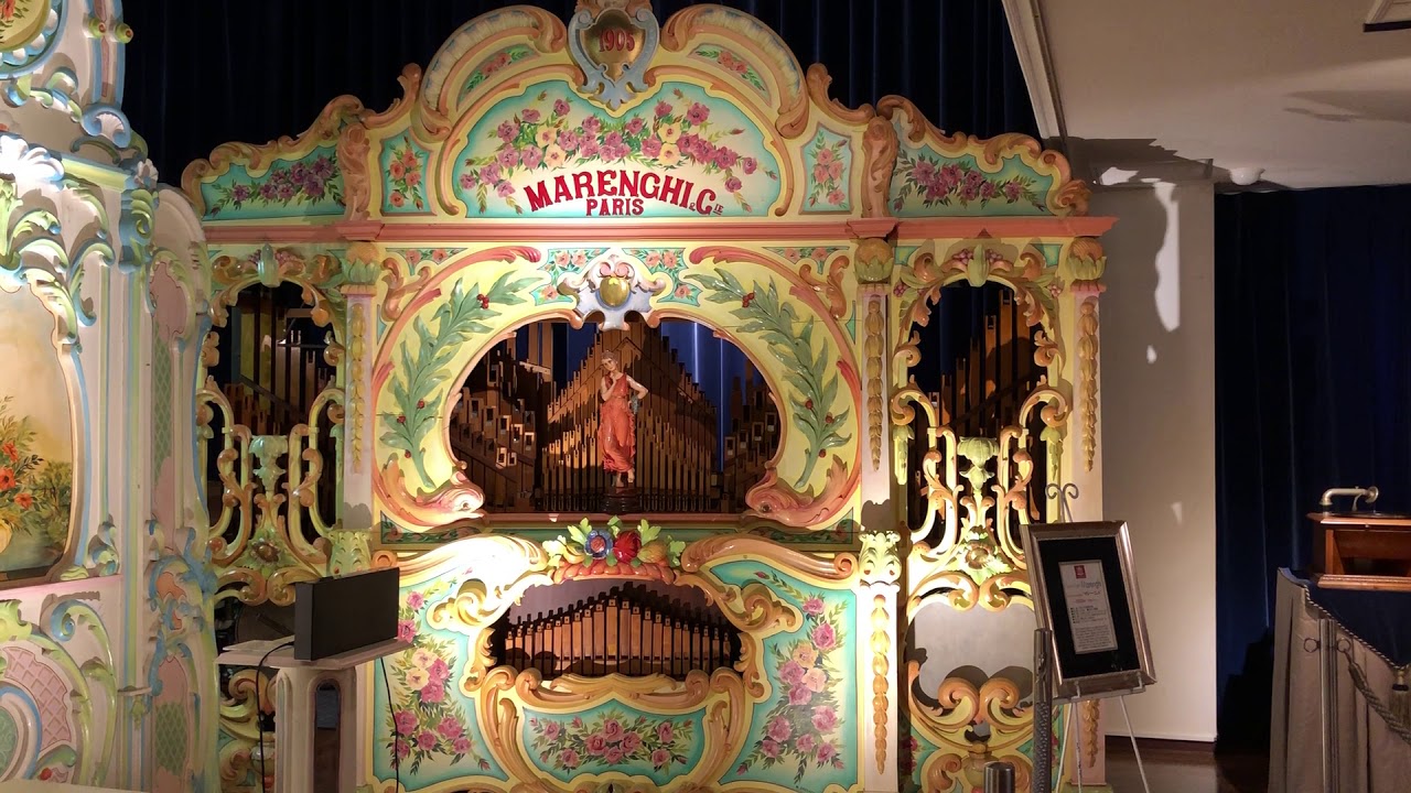 Marenghi organ in Matsushima organ museum,Japan 04 "Unter'n Linden ...