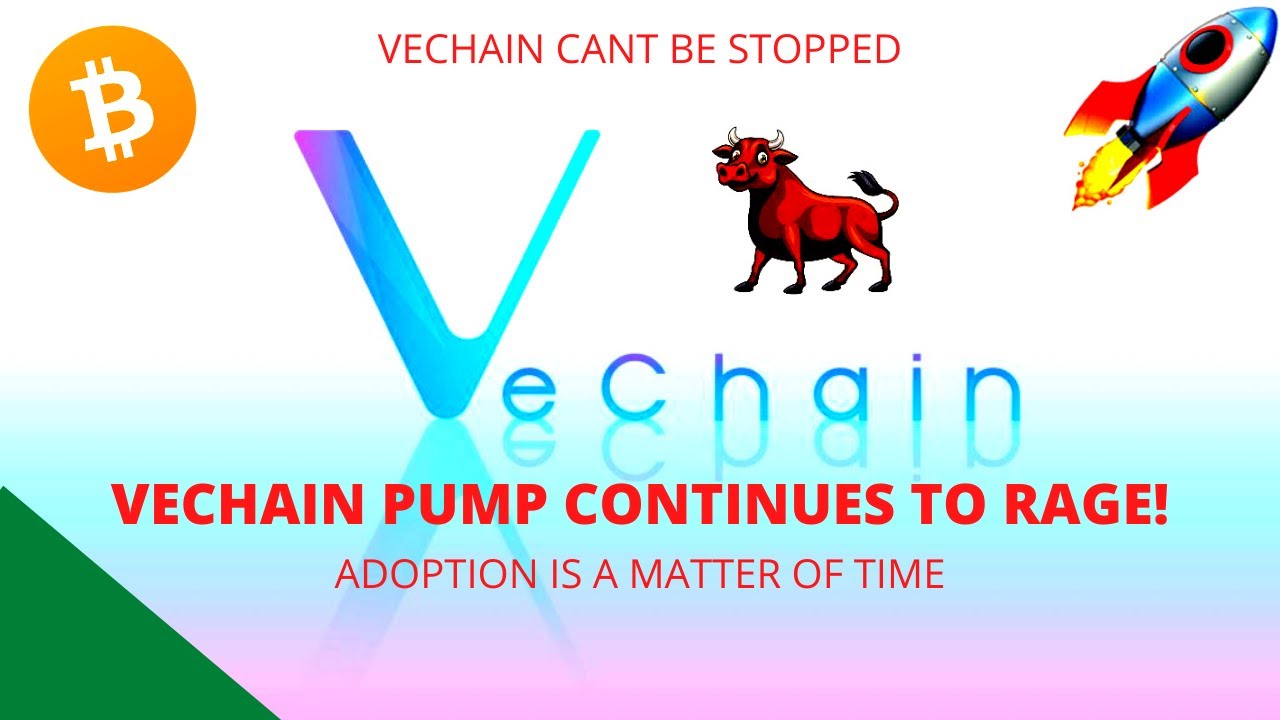 VECHAIN CONTINUES TO PUMP, VECHAIN ADOPTION IS JUST A MATTER OF TIME ...
