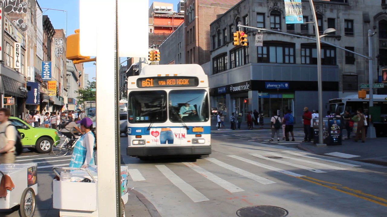 MTA New York City Bus 2012 New Flyer Industries C40LF 422 on the B61 ...