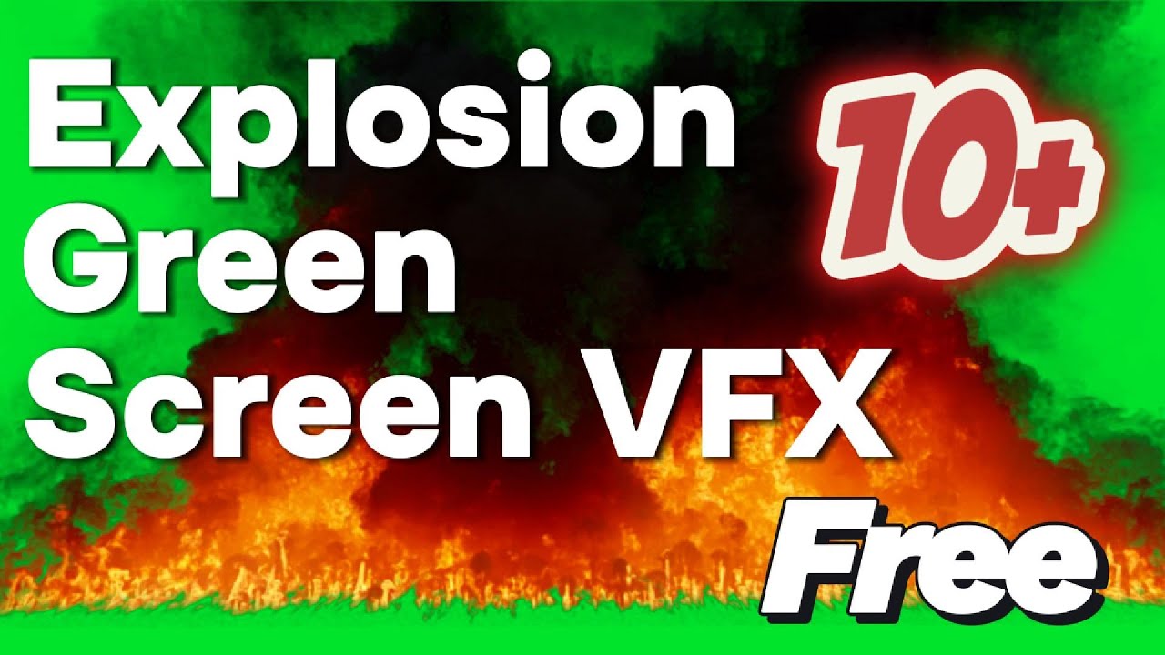 Explosion VFX Green Screen in 4K 💣 | Perfect for Cinematic Scenes 🎬 ...