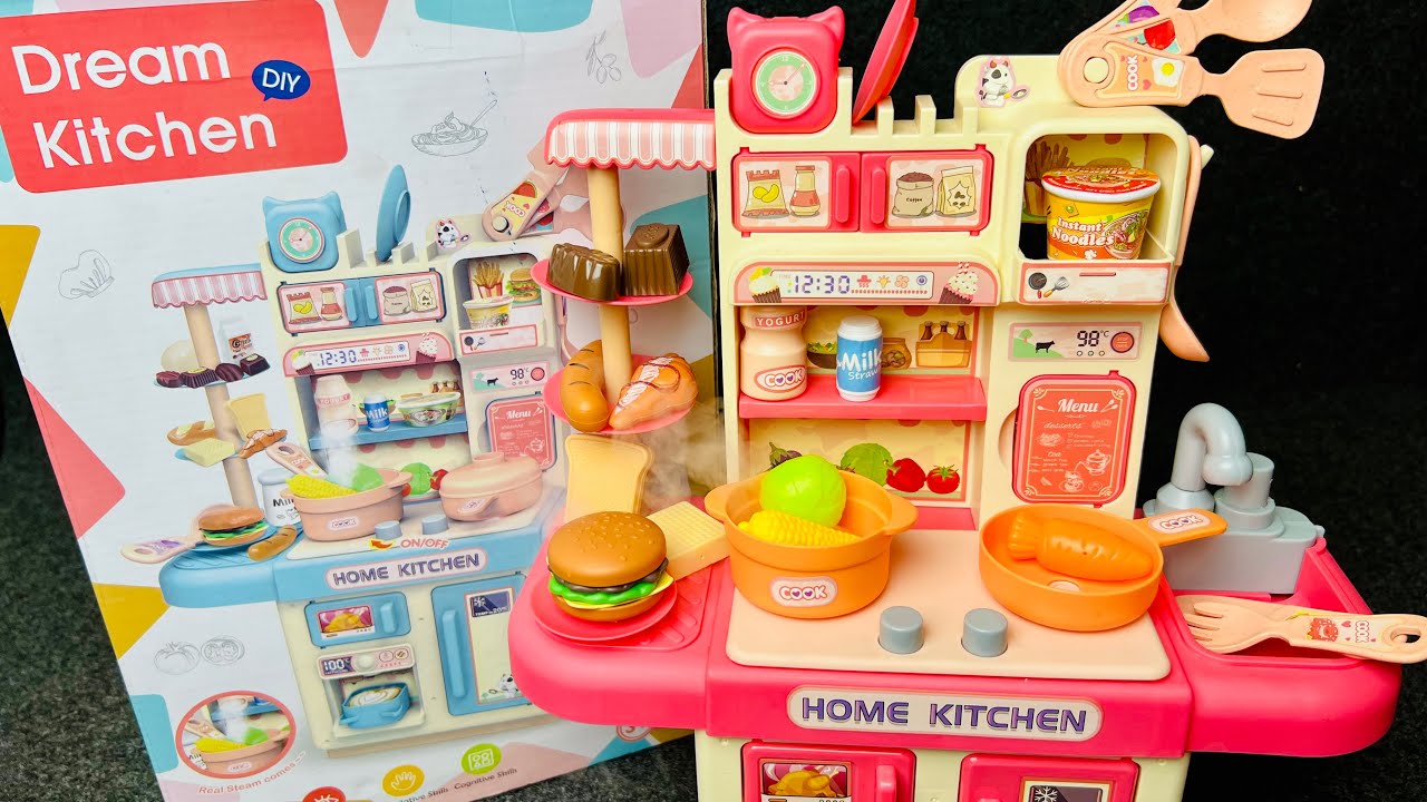 8 Minutes Satisfying with Unboxing Dream Kitchen Set Toys & Review Toy ...
