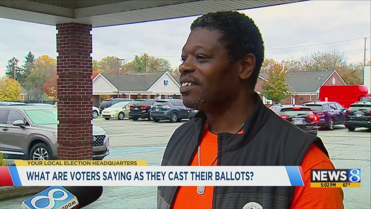 What are voters saying as they cast their ballots? - YouTube