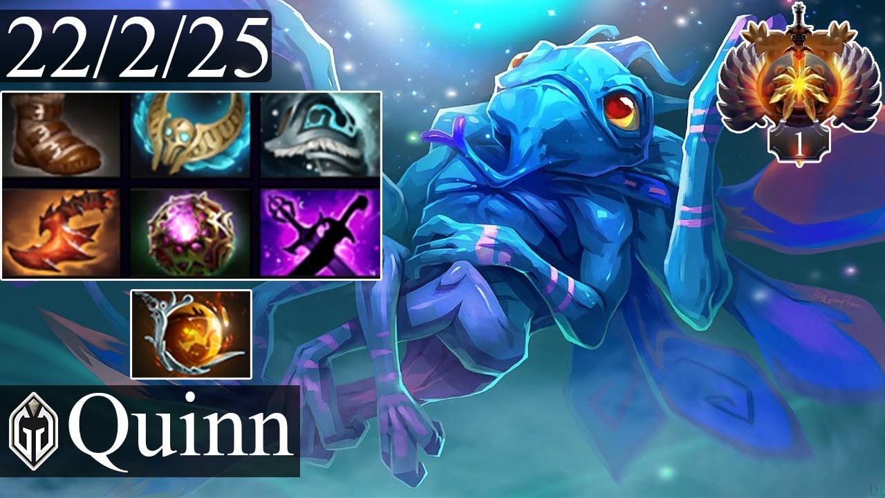 GG.Quinn - Puck | Midlane Gameplay Dota 2 Patch 7.32d - YouTube