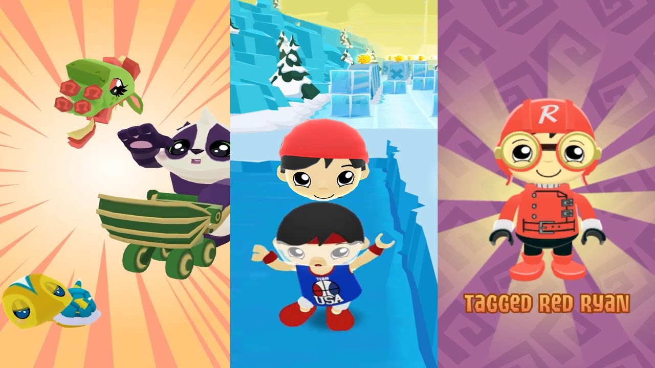 TAG WITH RYAN VS DASH TAG REVERSE USA RYAN TITLI AND RED RYAN - YouTube