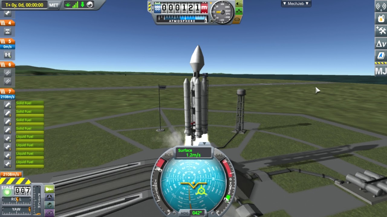 Ksp SSC (Space Station Core) Fist launch attempt scrubbed - YouTube