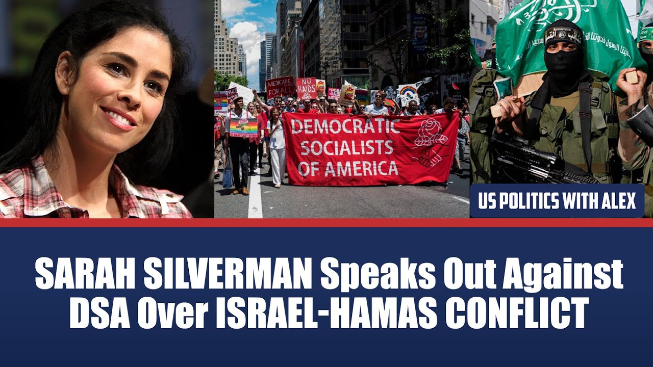 SARAH SILVERMAN Speaks Out Against DSA Over ISRAEL-HAMAS CONFLICT - YouTube