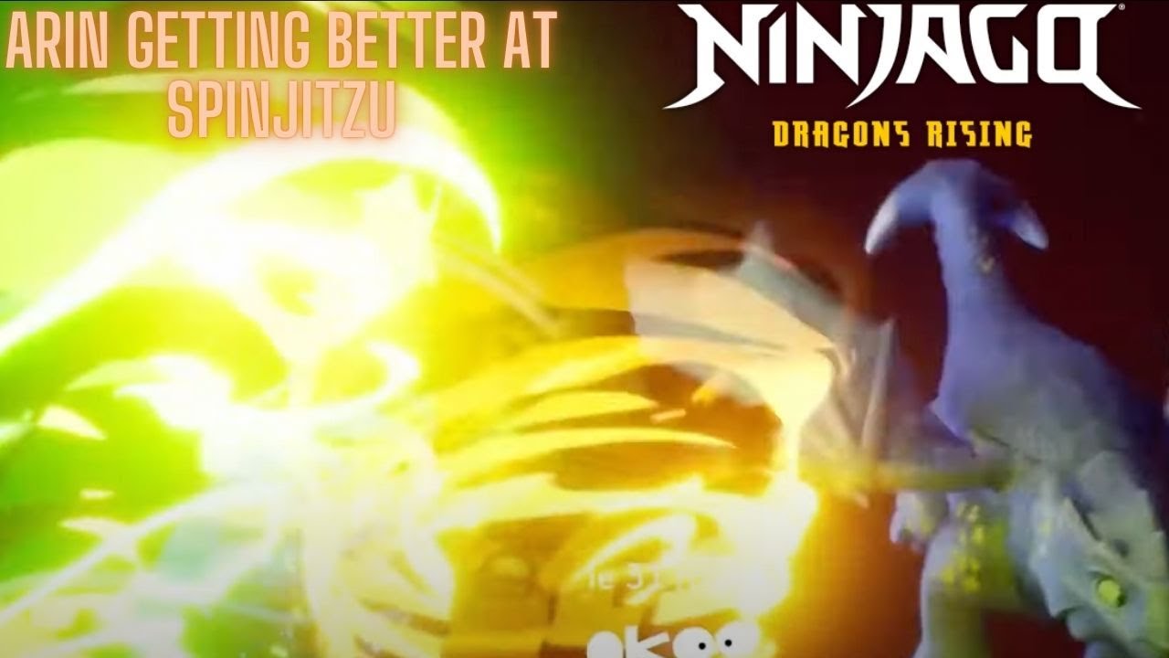 Ninjago Dragons Rising Arin Getting Better At Spinjitzu - YouTube
