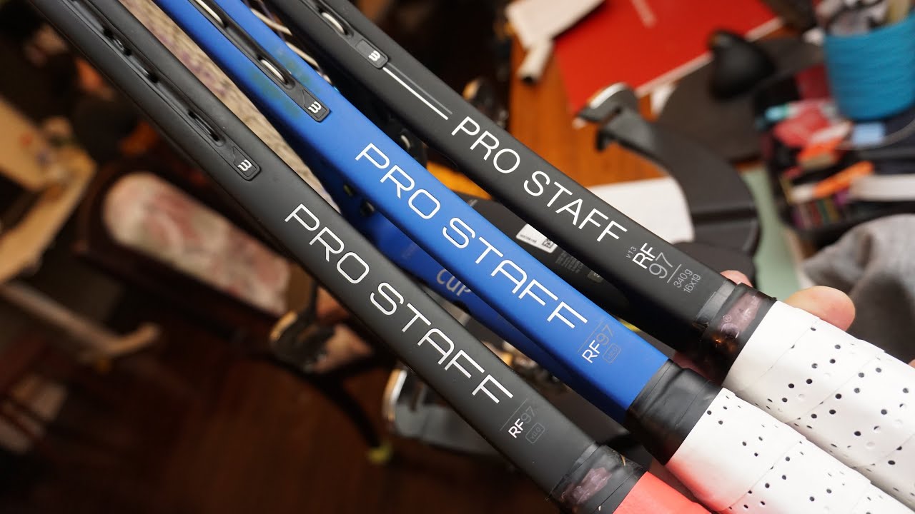 Tennis Racket Stringing Wilson Prostaff RF97 V11-V13 Tutorial - YouTube