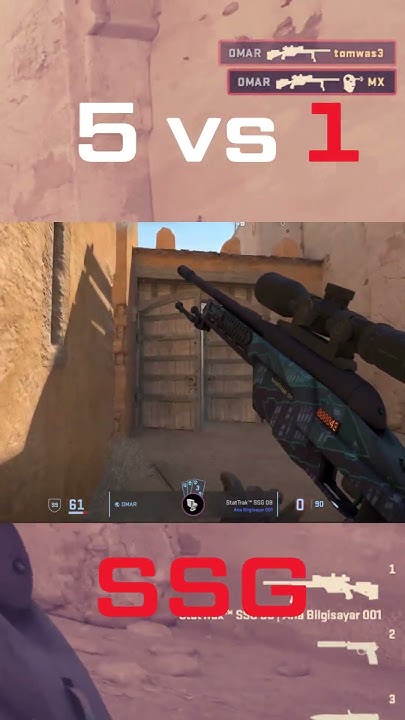 🔥 Tek Tek Düşürdüm! SSG ACE!! #csgo #1v5ace #fps #gaming #counterstrike #games #shorts #cs2 ...