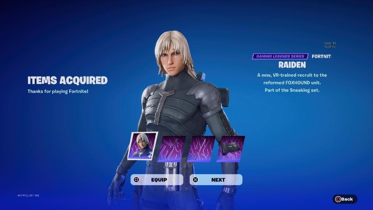Buying The *NEW* Raiden Skin In Fortnite - YouTube