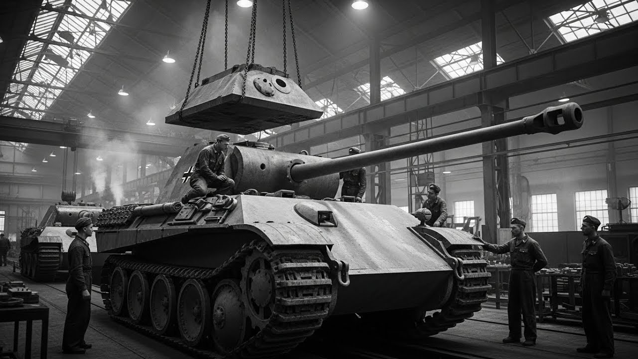 Inside the German Factory: Panther Tank Production in WWII (1942–1945 ...