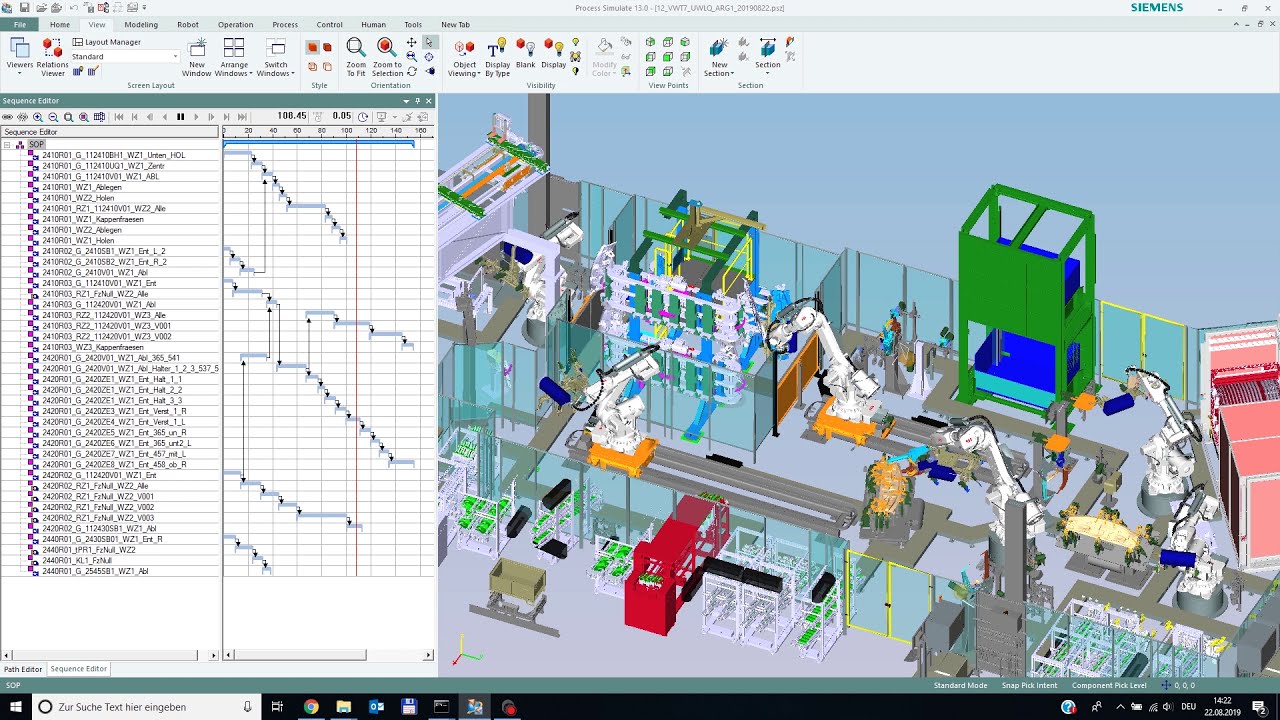 Process Simulate V13_Sequence_Editor - YouTube