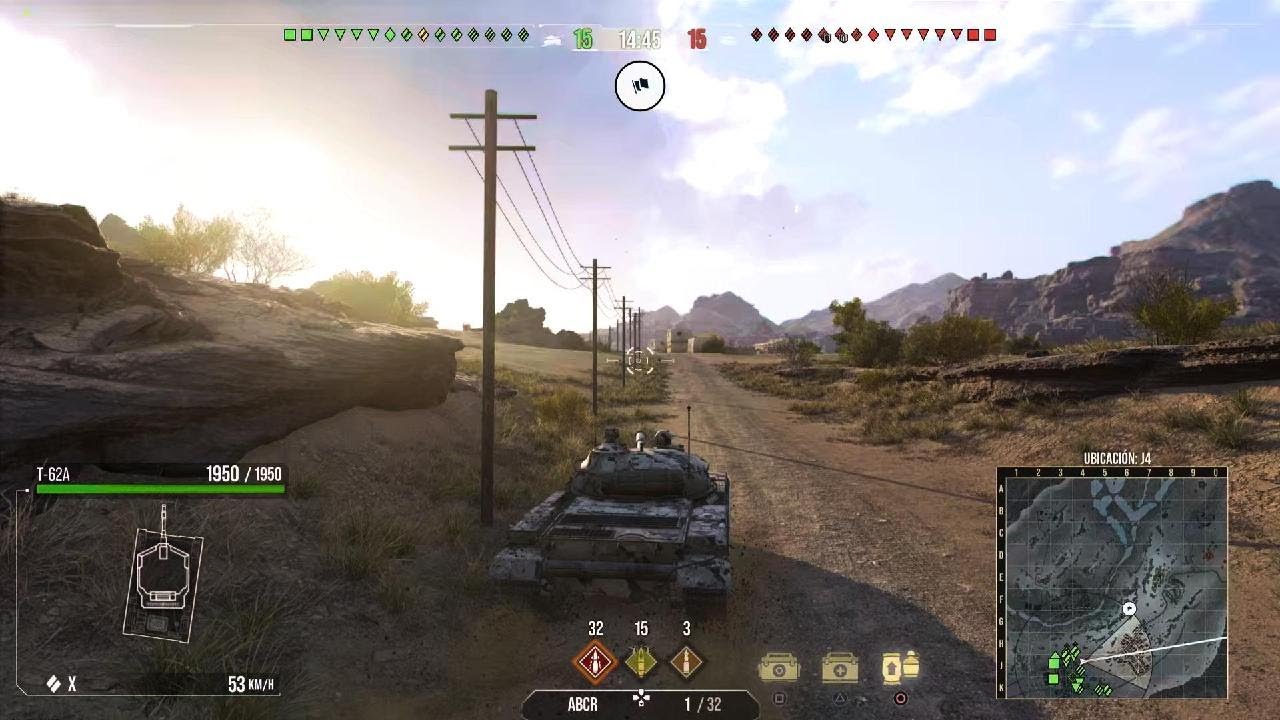 World of Tanks_Modern Armor/The old guard again!!! T-62A in Halfaya ...