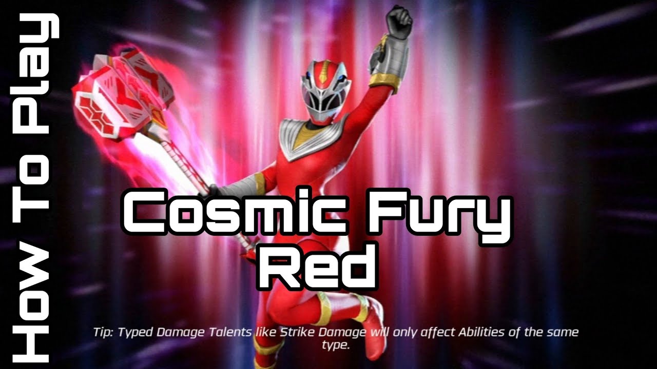 Amelia Jones, Cosmic Fury Red Ranger (How To Play) | Power Rangers ...