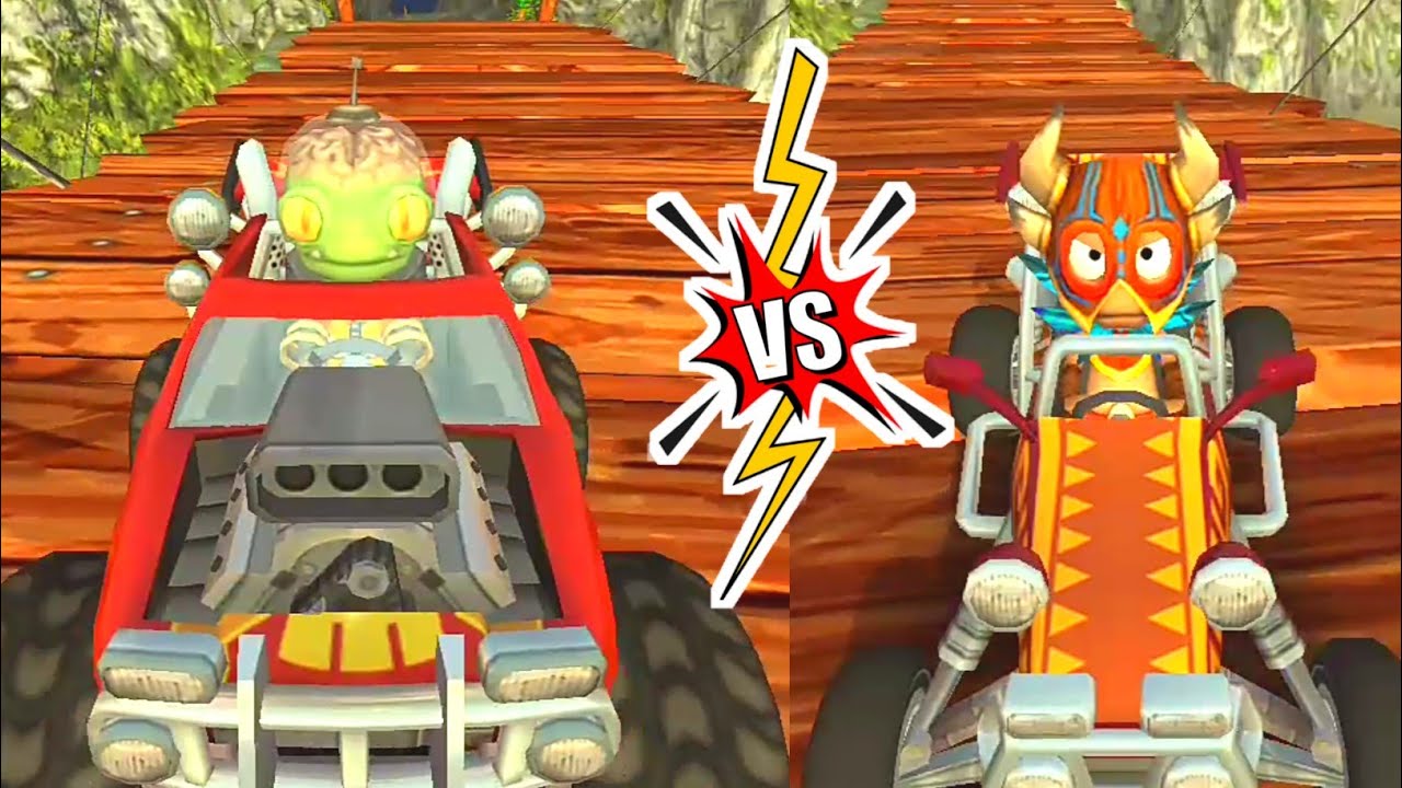 B'zorp Vs Oog Oog | Beach Buggy Racing | 2022 Gameplay - YouTube