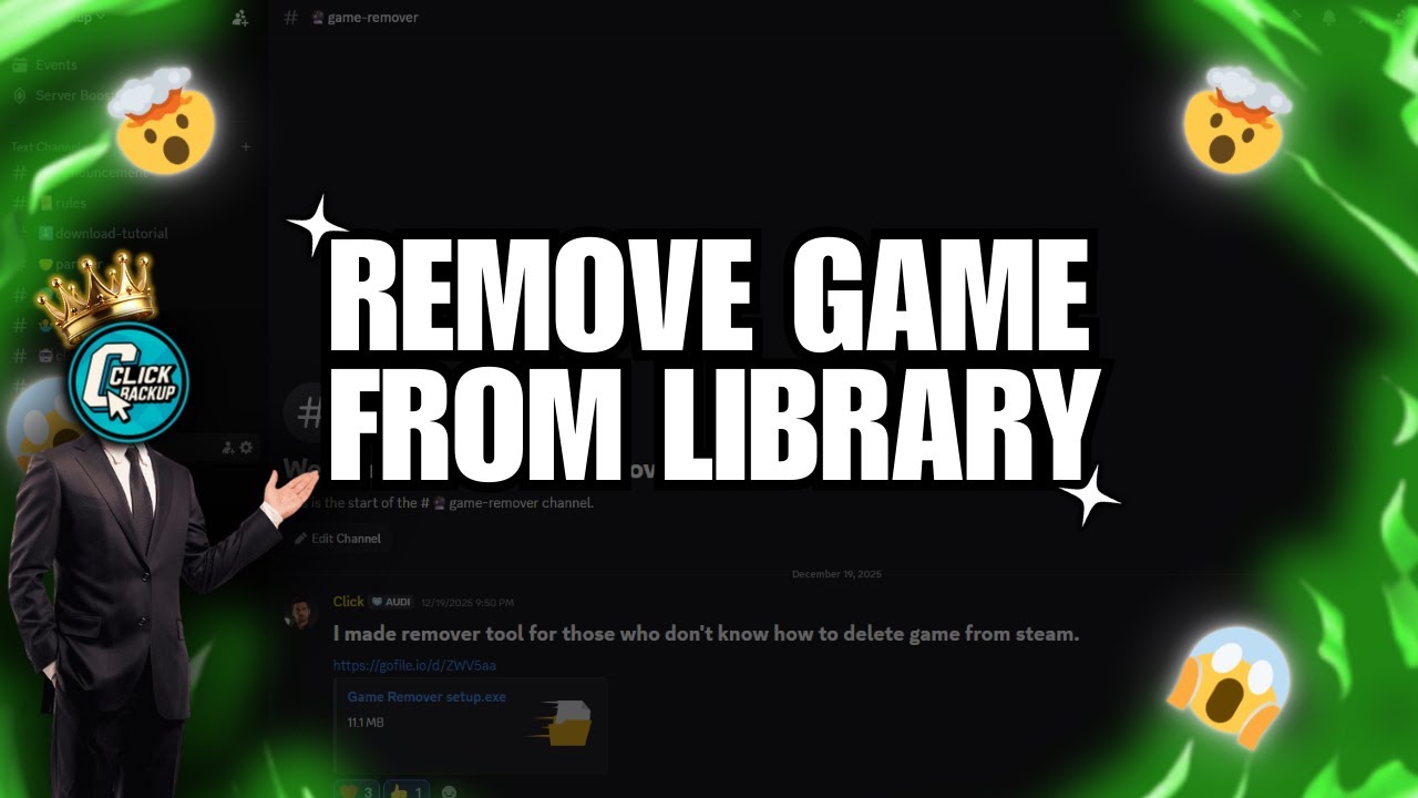 How to completely remove game from steam library - YouTube