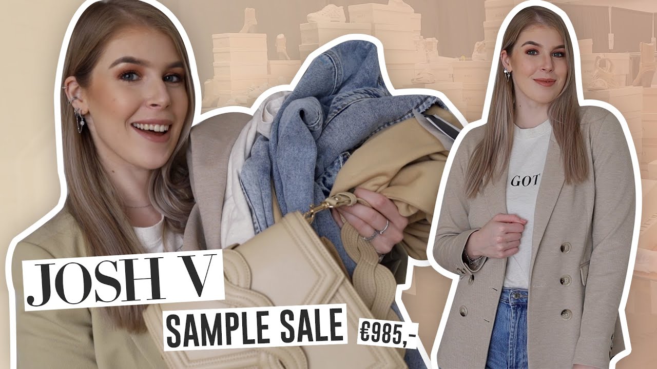 SAMPLE SALE SHOPLOG JOSH V - €985,- aan kleding | Make Me Blush - YouTube