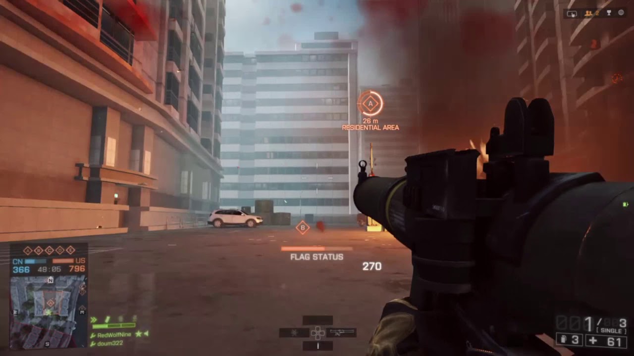 Battlefield Attack Helicopter and LAV Destroyed - YouTube