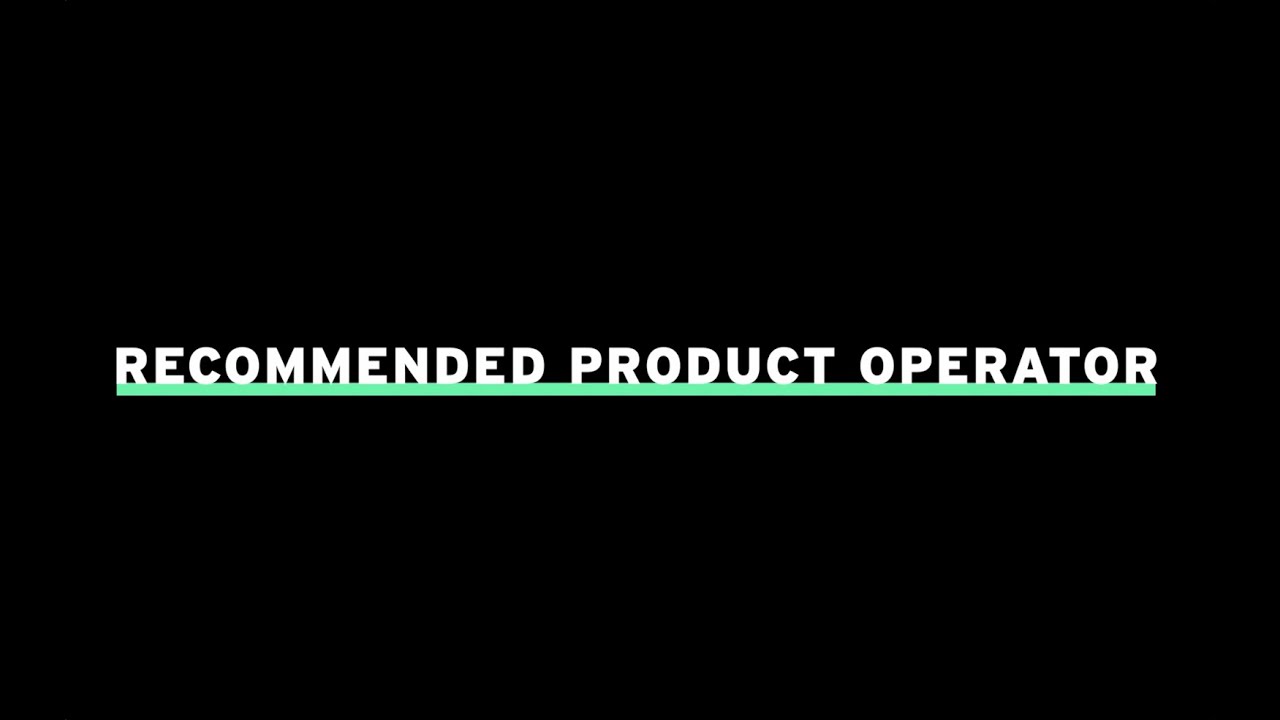 How to use the Recommended Product Operator - YouTube