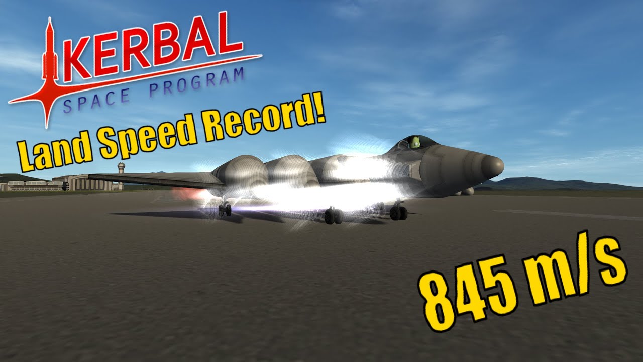 Beating The Runway Speed Record!! | KSP speed test - YouTube