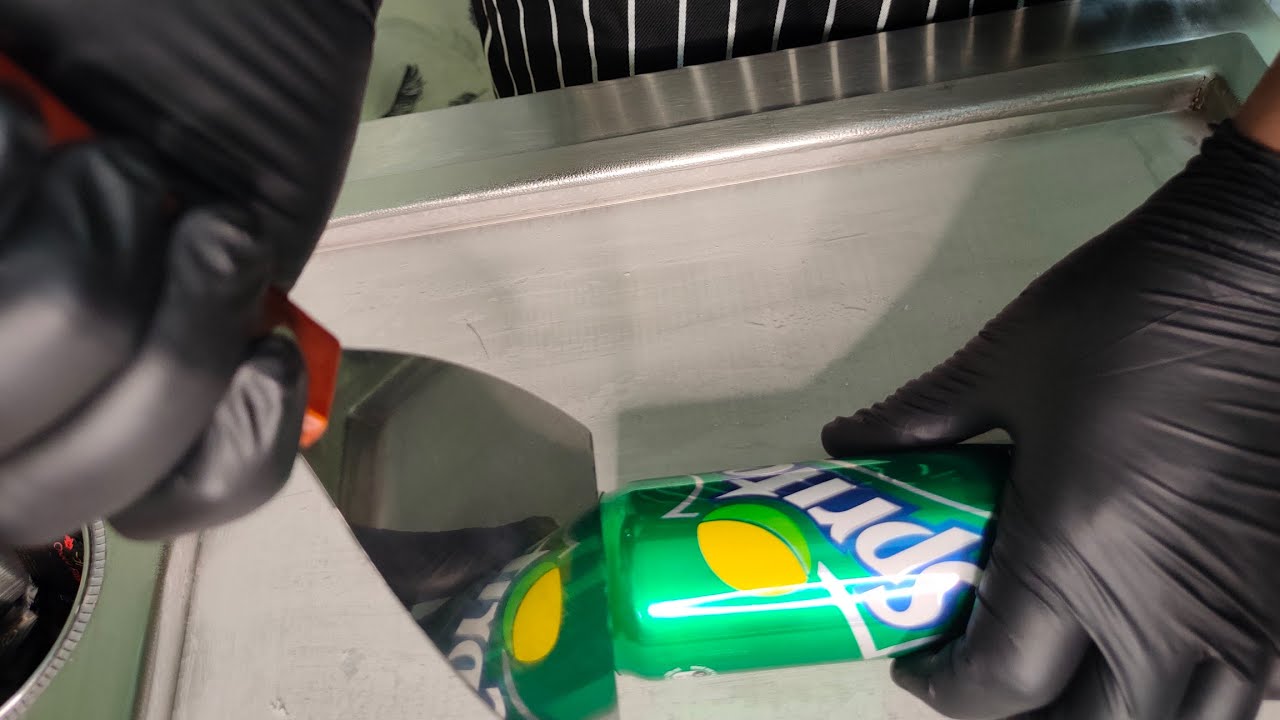 Sprite Ice Cream roll / Ice cream rolls with MS - YouTube