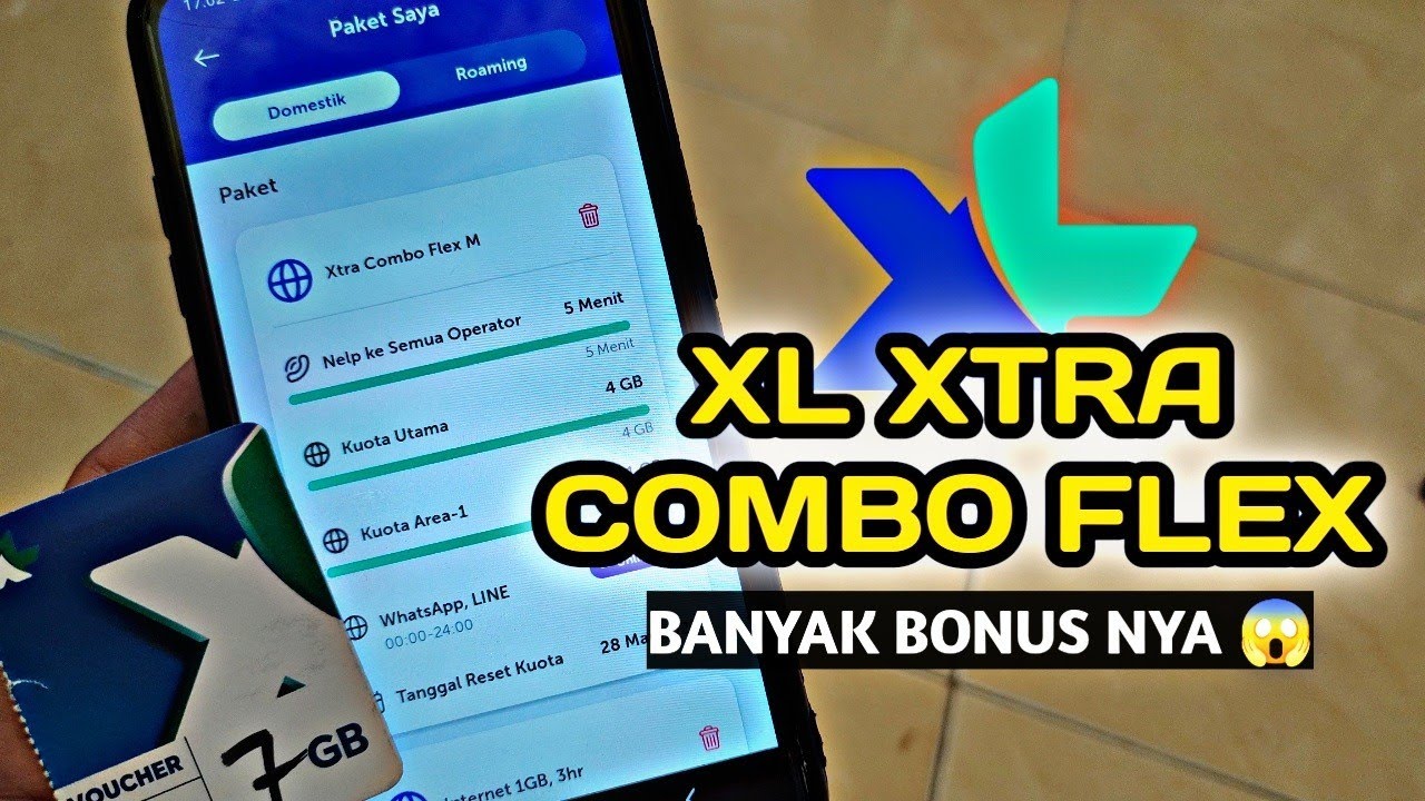 Paket Terbaru XL Xtra Combo Flex 2022 - YouTube