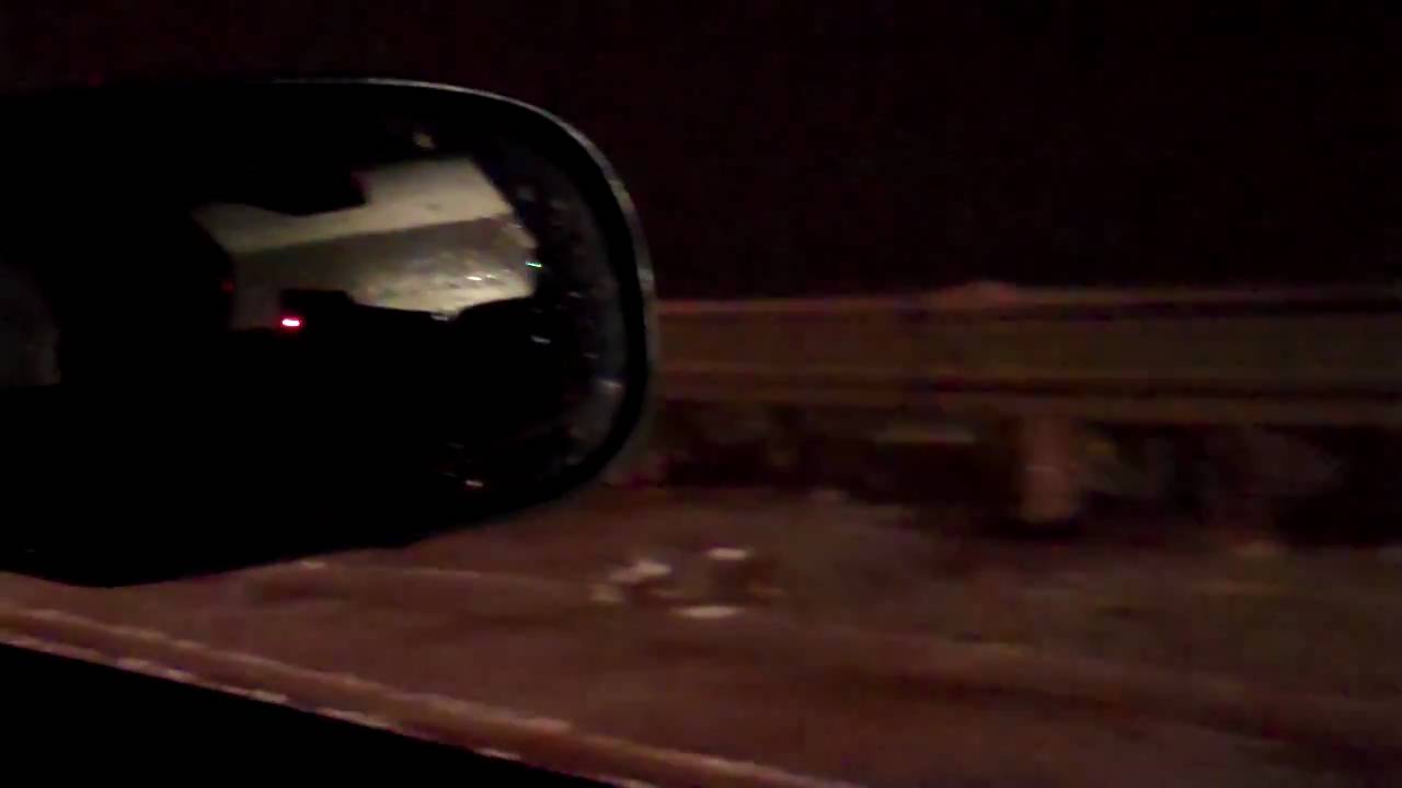 Snow on the 14 Freeway (Part 1) - YouTube