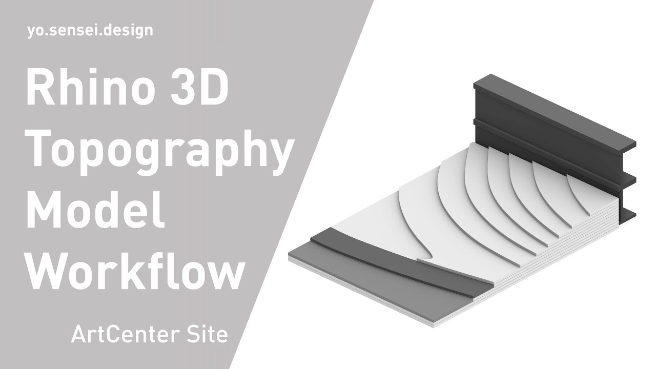 Rhino 3d Topography Model Youtube