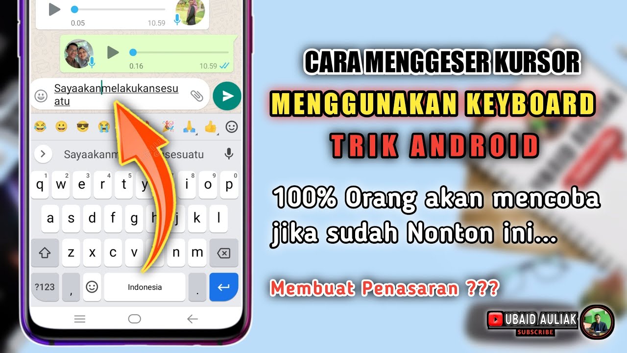 Cara Menggeser Kursor Menggunakan Keyboard - YouTube