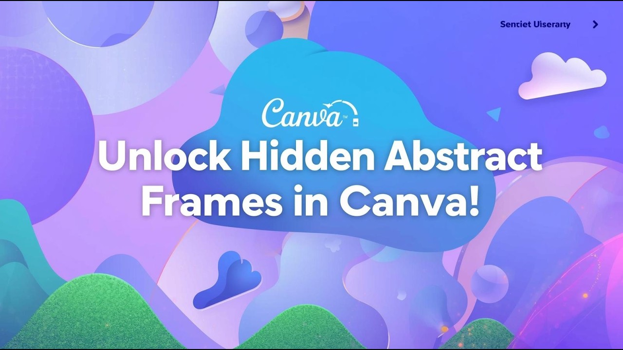 Hidden Canva Feature Unlocked - How to Get Secret Abstract Frames (Code ...