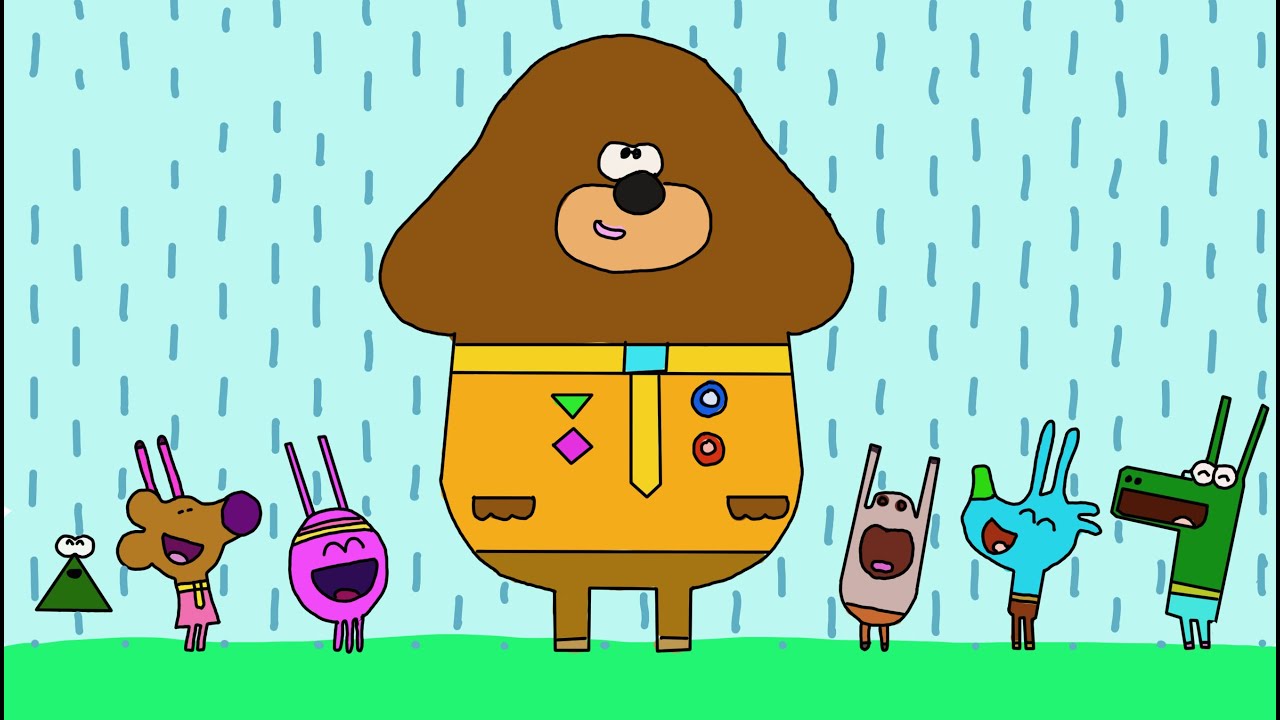 Hey duggee the rain dance badge - fanmade coloring story - YouTube