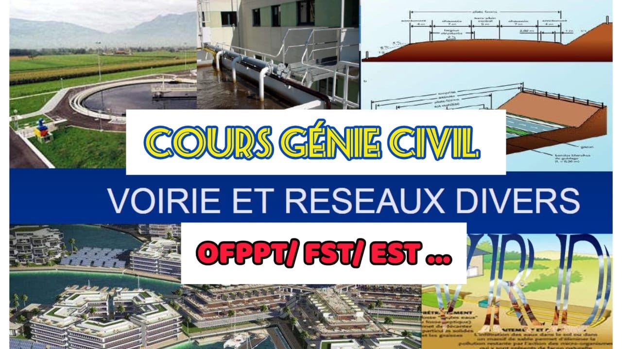 cours Genie civil /VRD #GénieCivil #VRD #ofppt #fst #est - YouTube