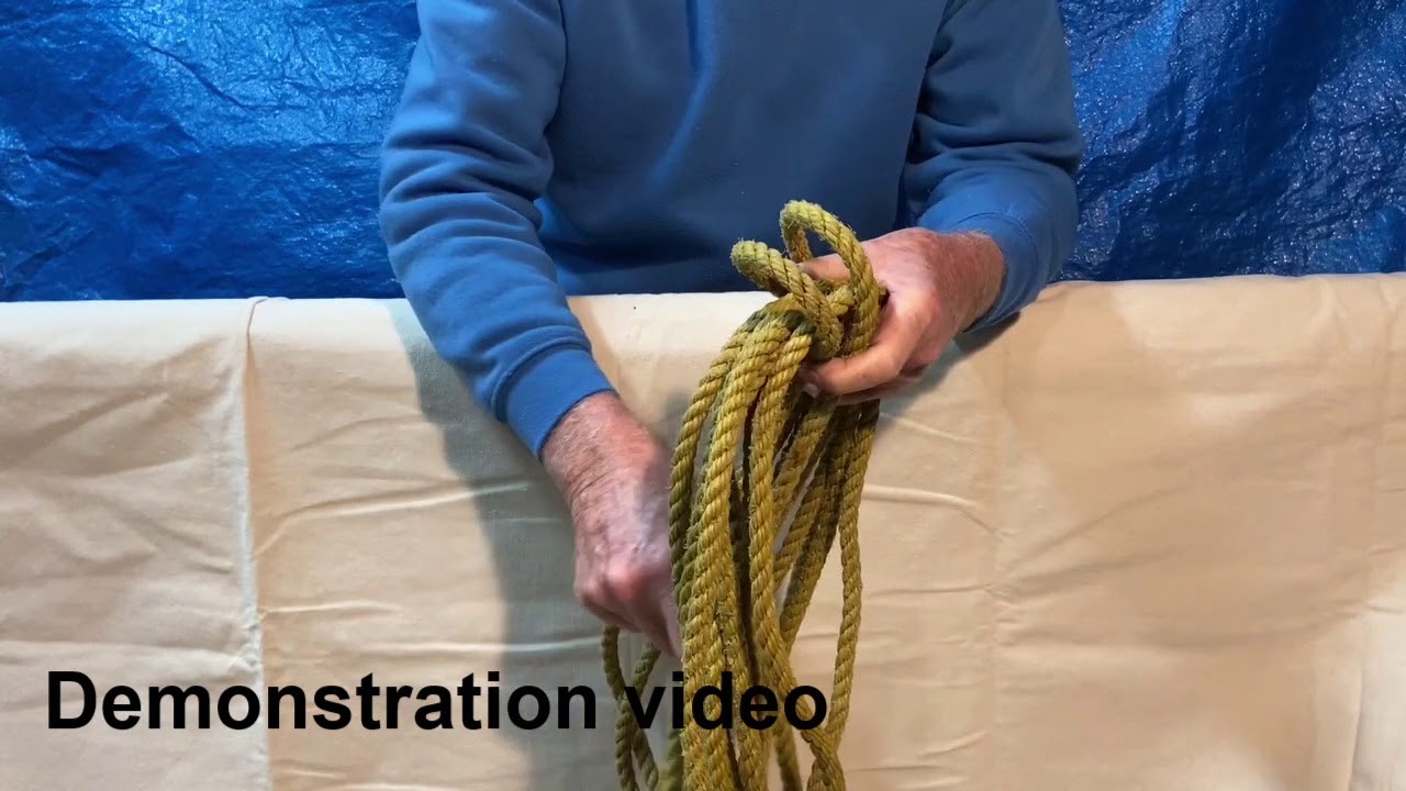 02 MARITIME ROPE WORK BASIC 2 STOWING LINES - YouTube