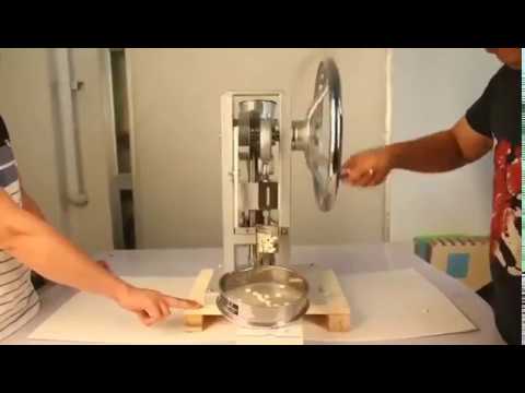 Tablet Press Machine Manual Steel Pill Tablet Maker For Lab Home Use