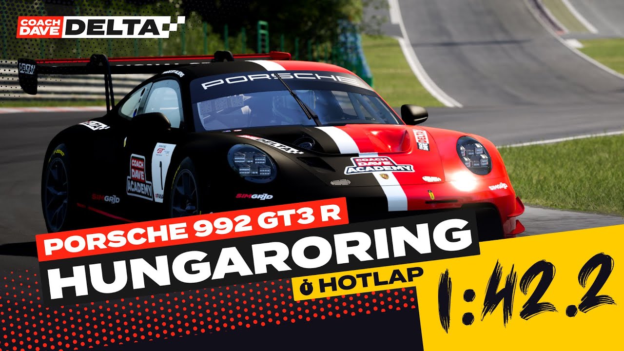 ACC Onboard Lap: Porsche 992 GT3 R at Hungaroring CDA4 V2 - YouTube