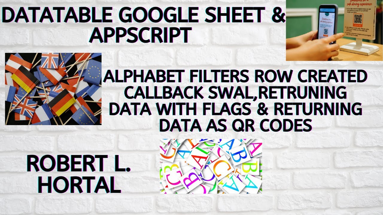 Datatable Alphabet Filters callback Swal, Returning data with flags ...