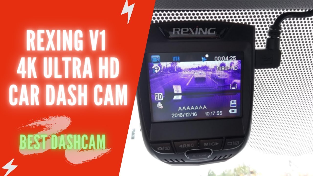 Rexing V1 Review | Rexing V1 Dash Cam Installation | Rexing V1 4K Ultra ...