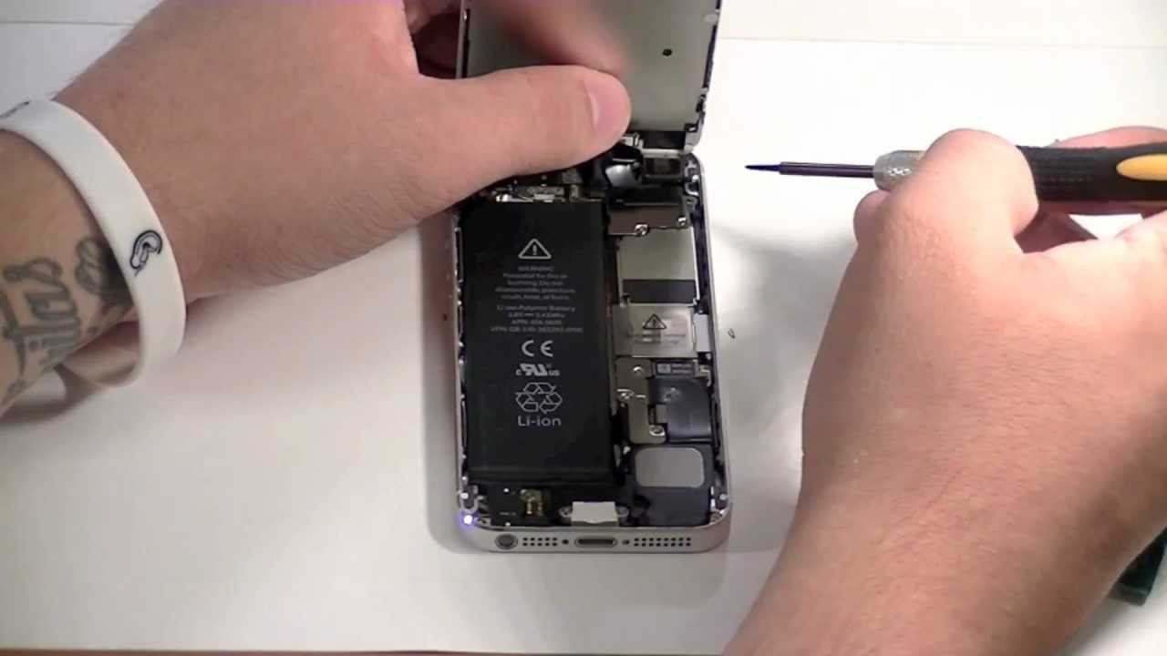 iPhone 5 Broken Screen Repair | Teardown - YouTube