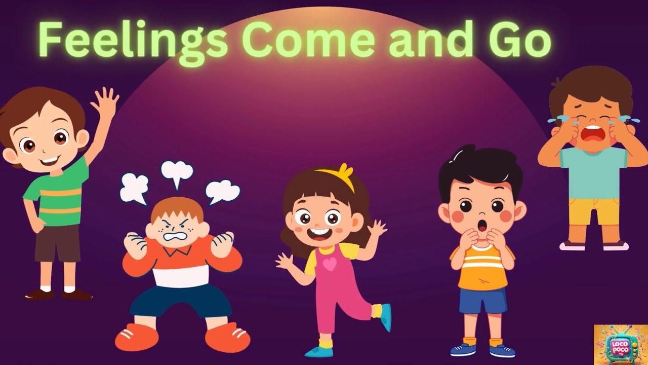 Feelings Come and Go #nurseryrhymes #feeling #emotions - YouTube