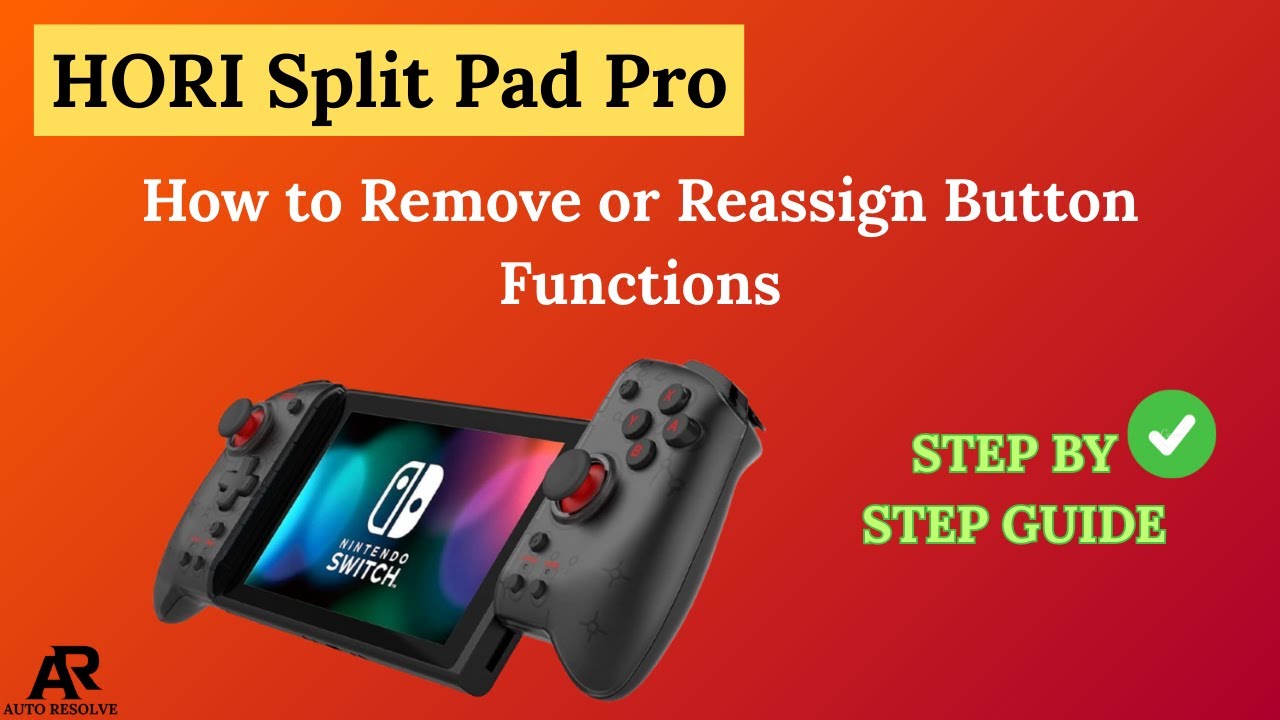 HORI Split Pad Pro: How to Remove or Reassign Button Functions - YouTube