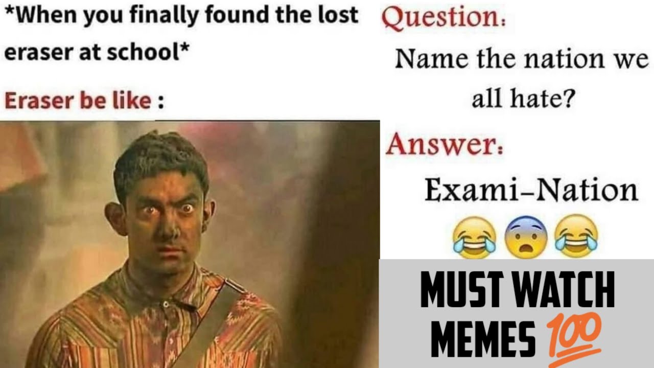 school memes which only students will find funny 💯 | real students ...