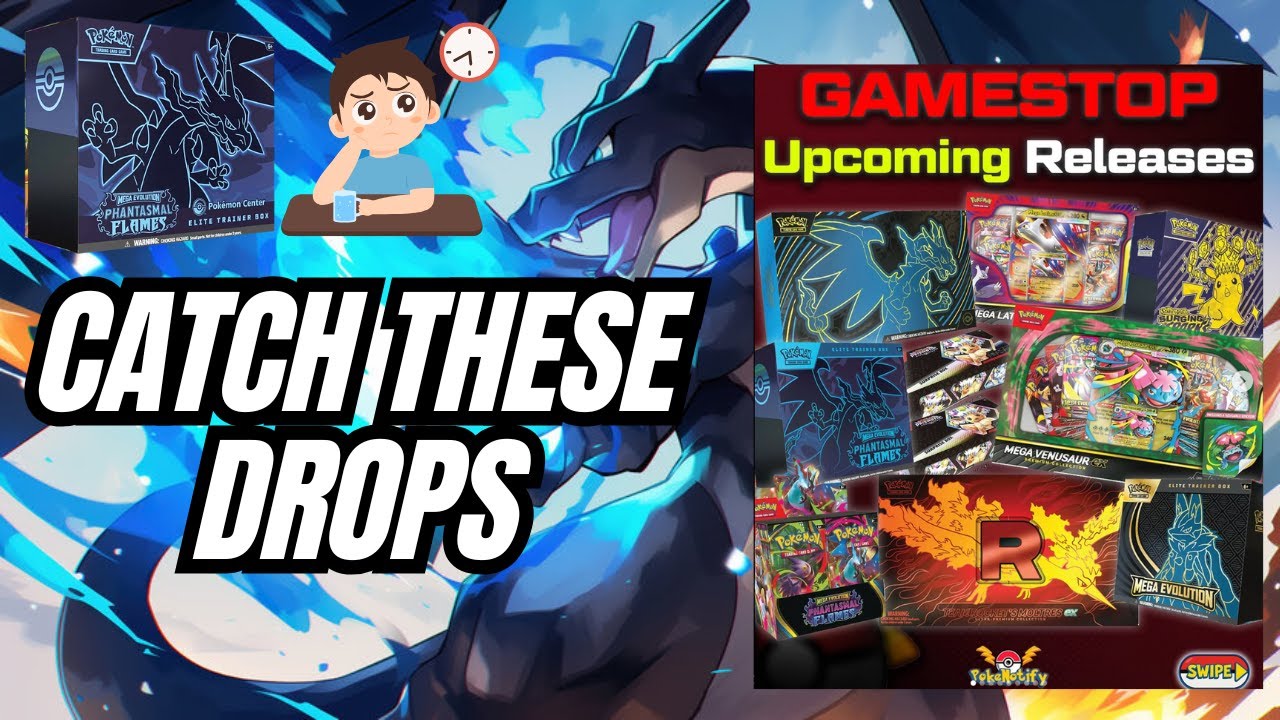 CATCH THESE DROPS! Upcoming Pokémon Card Release Schedule for GameStop ...