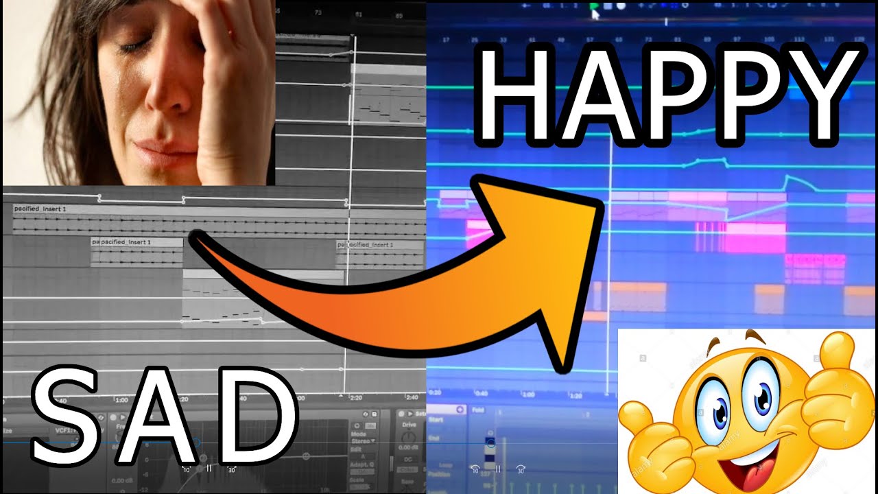 how I turned a depressing and sad song into a HAPPY UPBEAT BANGER - YouTube